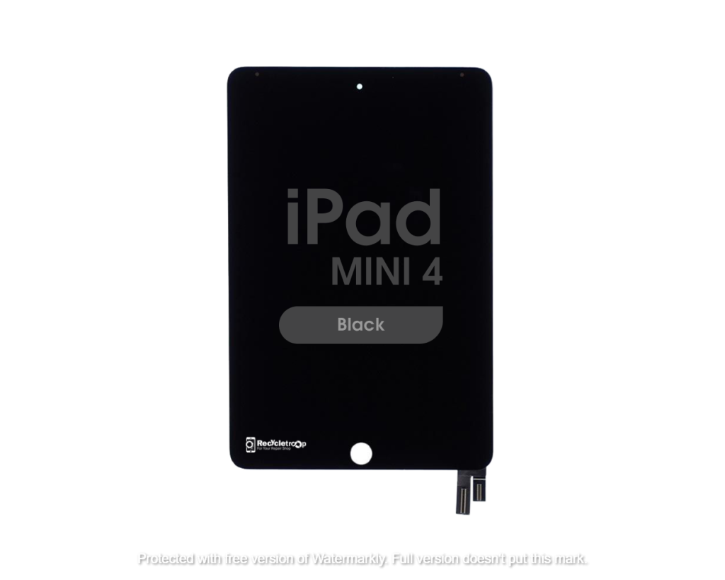 iPad Mini 4 Full LCD Assembly - Premium (Black) |Recycletroop Sweden