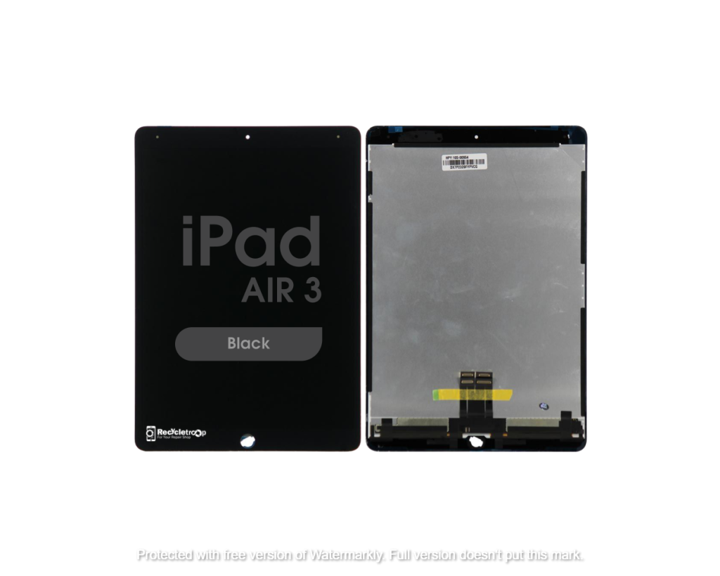 iPad Air 3 Full LCD Assembly - Premium (Black) |Recycletroop Sweden