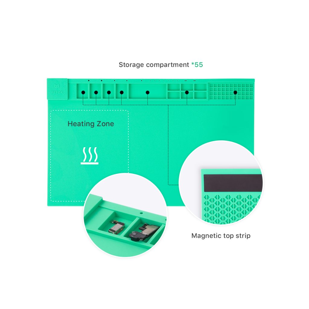 REFOX RS30 - ESD Heat Pad Green |Recycletroop Sweden