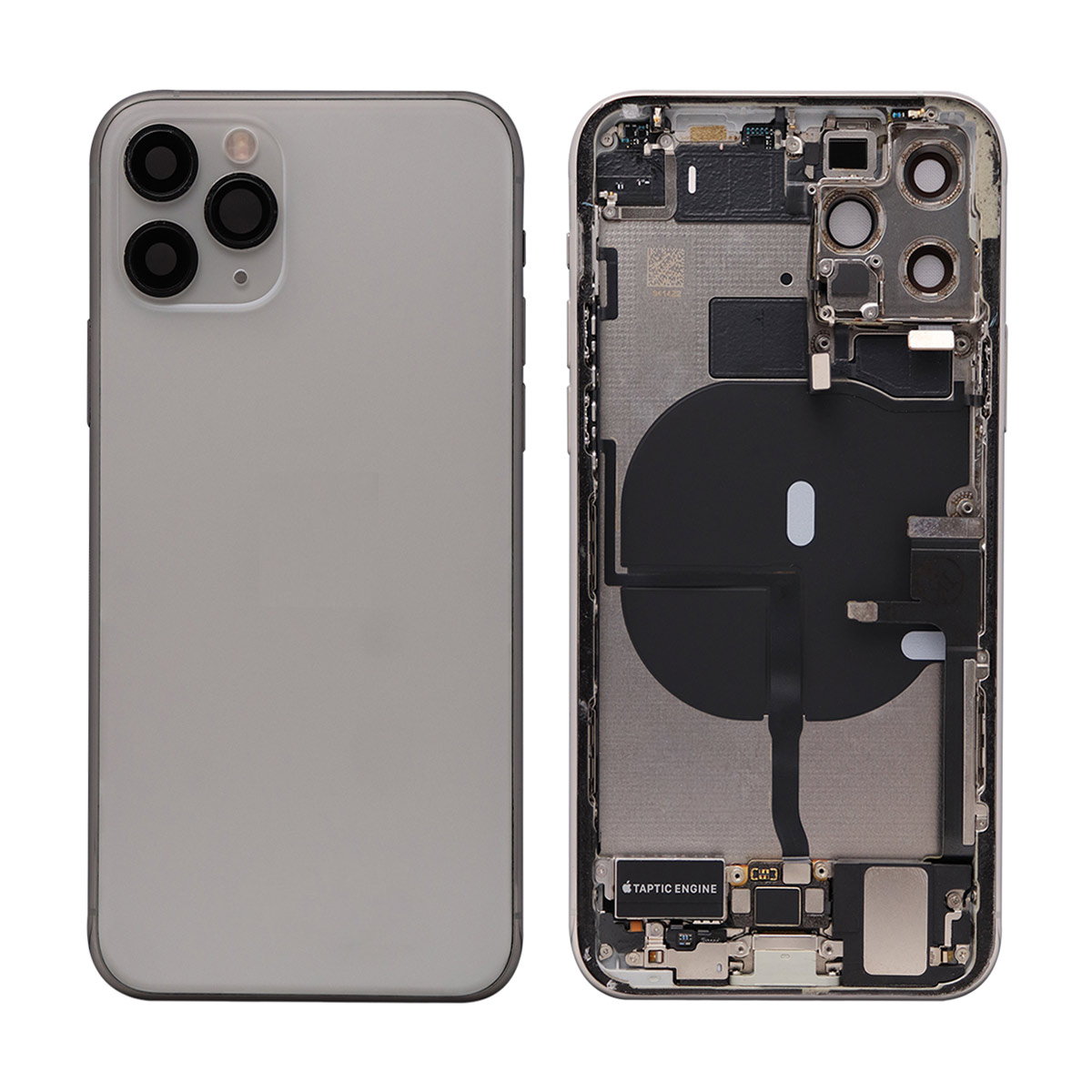 iPhone 11 Pro Back Housing Premium - Complete Small Part Silver ...