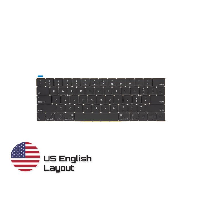 Keyboard Only US English Layout for MacBook Pro 13/15-inch A1989/A1990 ...