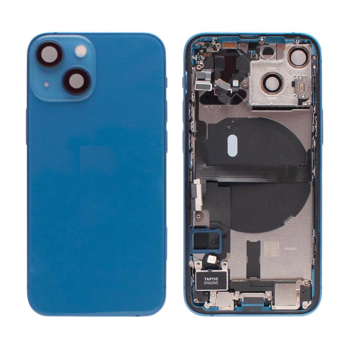 iPhone 13 Back Housing Original Pull - Complete Small Part - Blue ...