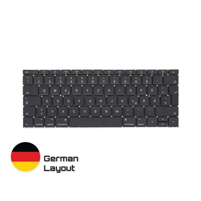 Keyboard Only in German Layout for MacBook Retina 12-inch A1534 2016 ...